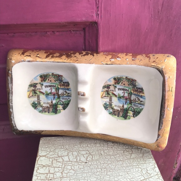 Vintage | Other | Vintage Florida Ceramic Ashtray | Poshmark